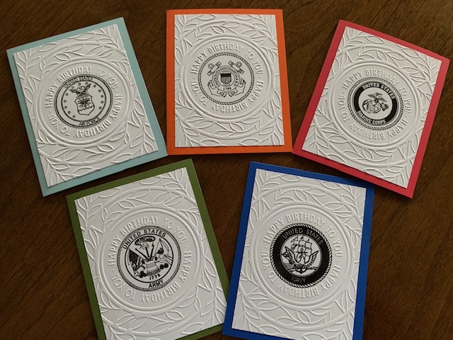 Behind The Scenes – Making Cards for our Troops